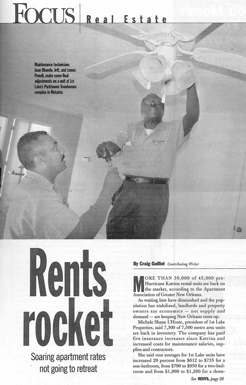 Rents Rocket | Larry G. Schedler & Associates, Inc.